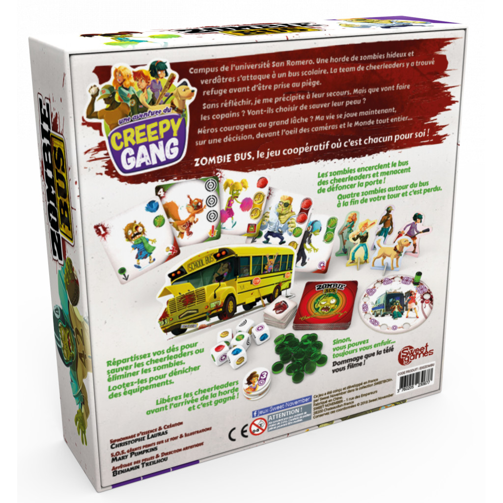 Acheter Zombie Bus - Jeu de société - Sweet Games